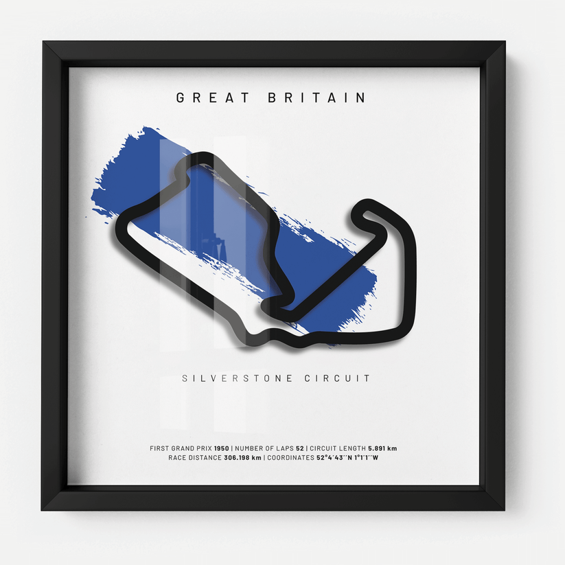 Cuadro F1: Silverstone Circuit, Great Britain | SporticArt® Colors